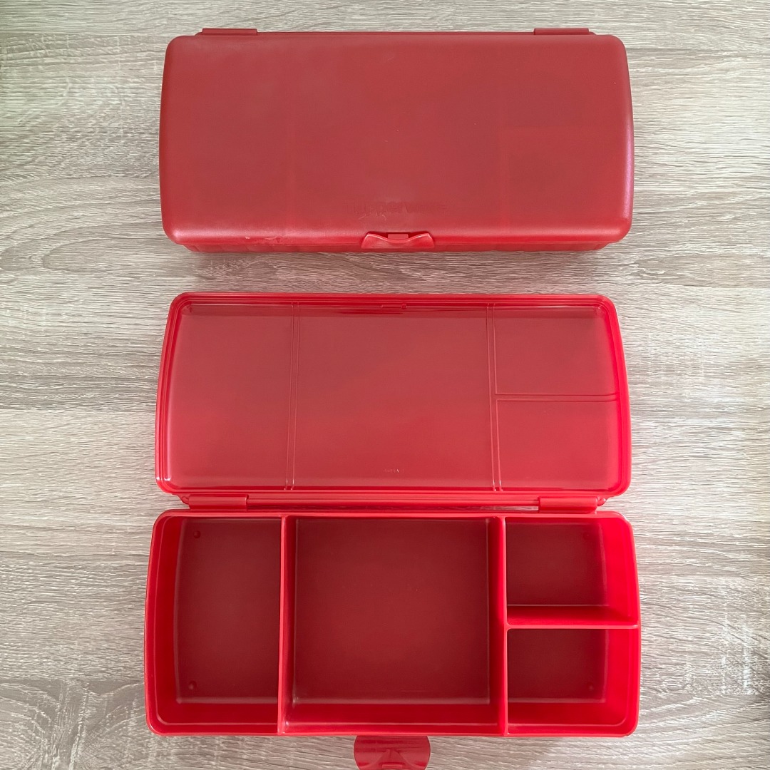 Tupperware Treasure Box for cosmetics, stationery, Women's Fashion ...