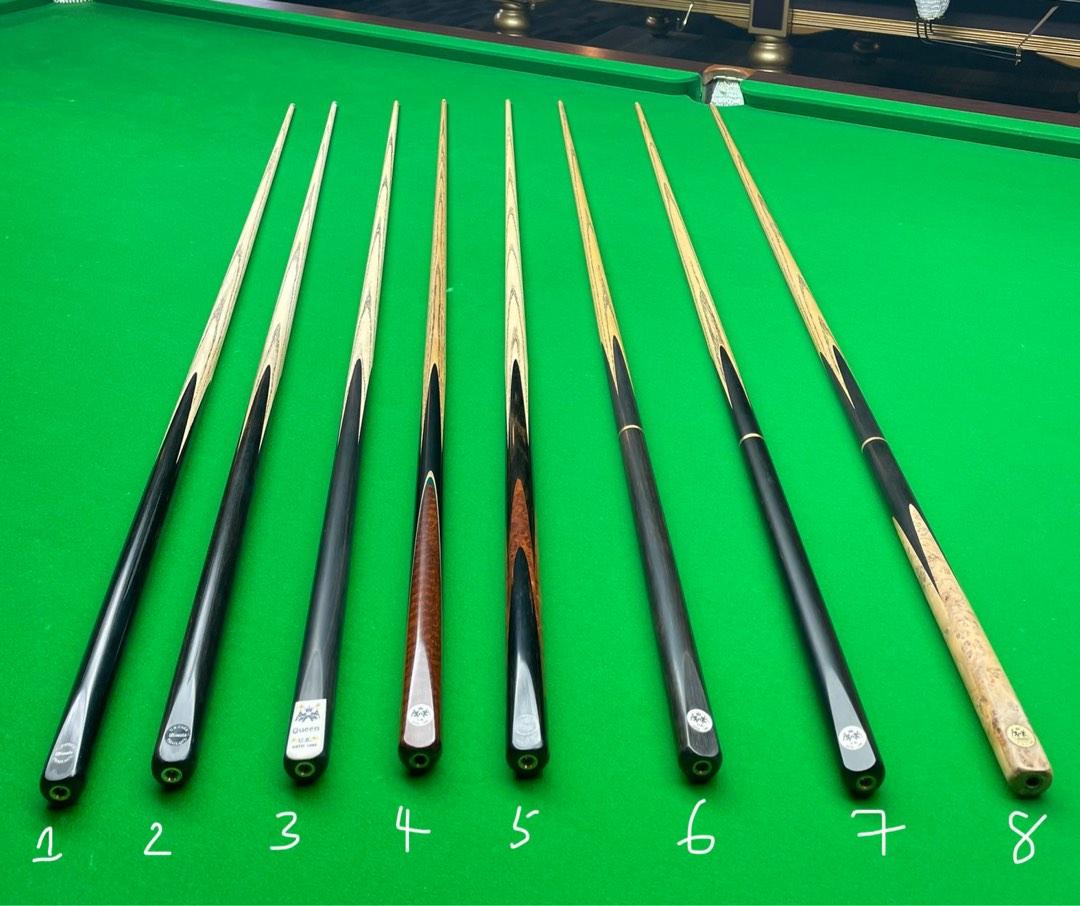 U.K. Snooker Cues (pricing refer to description), Sports Equipment ...