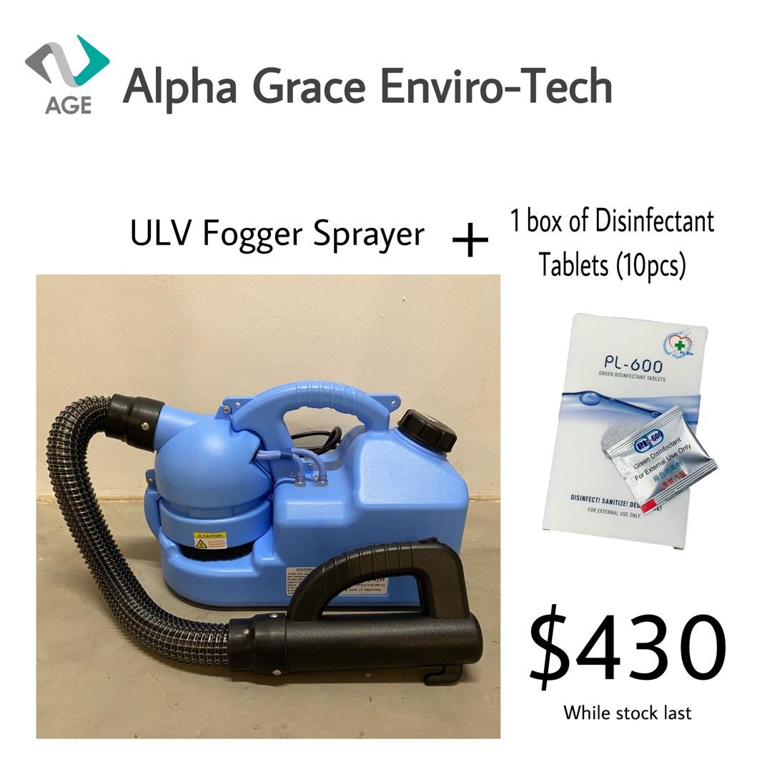 Disinfectant ULV Fogger Set, Furniture & Home Living, Cleaning ...