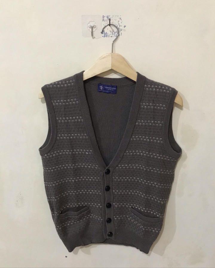 Vest / rompi rajut coklat Austin Reed Kode D-180, Fesyen Wanita ...