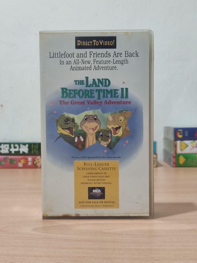 (VHS) The Land Before Time II The Great Valley Adventure, Hobbies ...
