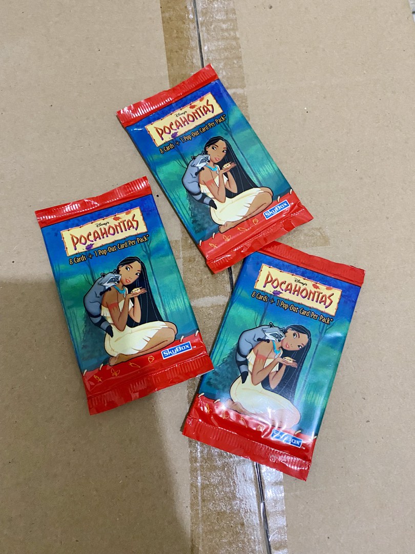 Vintage 1995 Skybox Disney Pocahontas Trading Cards (Sealed/Unopened) 3 ...