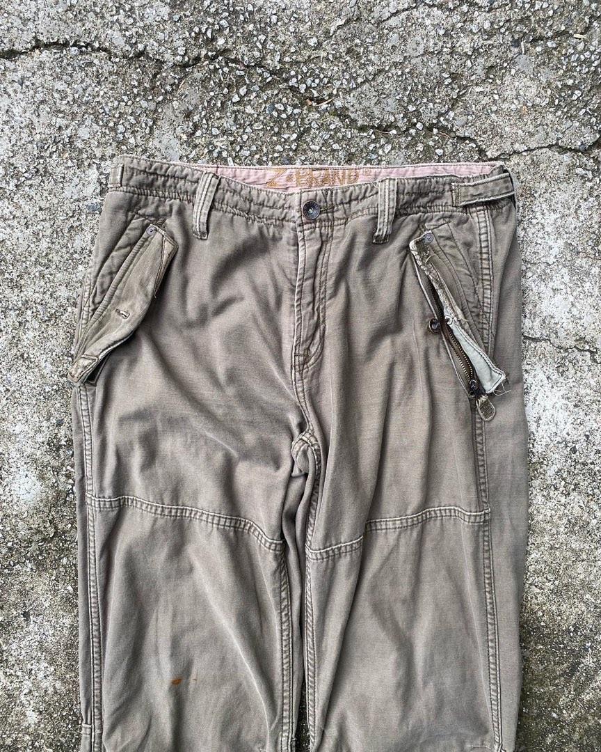 Vintage Baggy Military Cargos, Men's Fashion, Bottoms, Trousers on Carousell