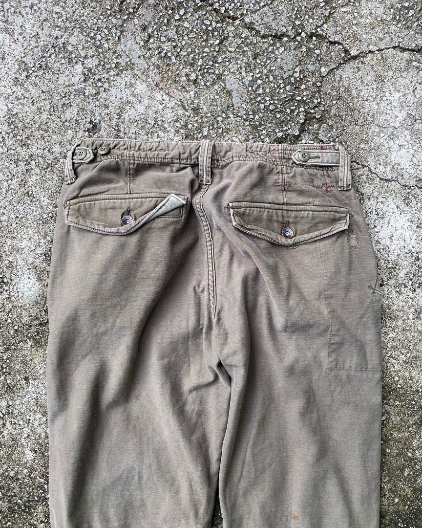 Vintage Baggy Military Cargos, Men's Fashion, Bottoms, Trousers on Carousell