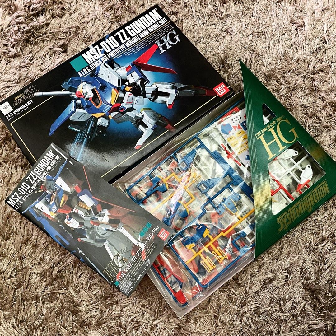 Vintage HG GUNPLA KITS (RX-78-2, MKII, ZETA & ZZ Gundam) 1990~1991 ...