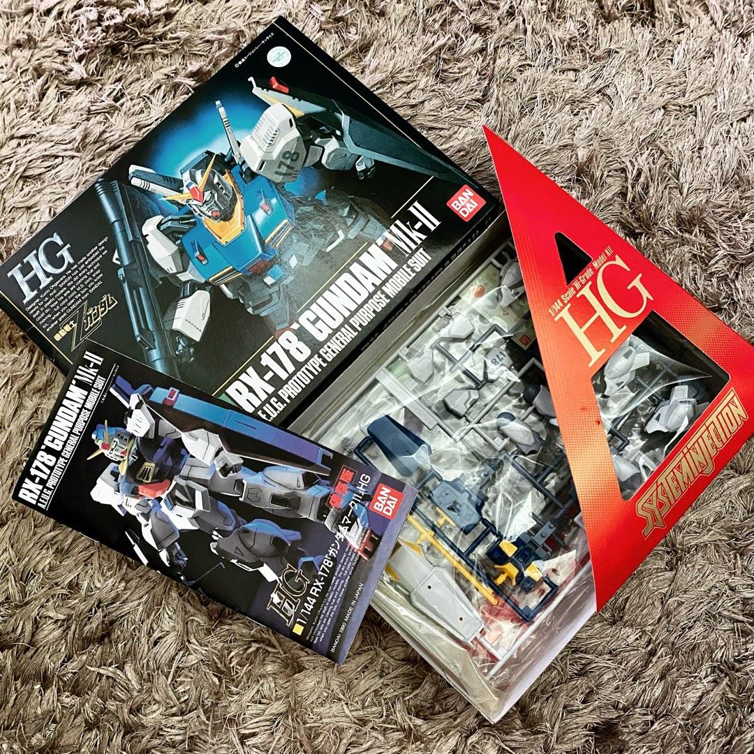 Vintage HG GUNPLA KITS (RX-78-2, MKII, ZETA & ZZ Gundam) 1990~1991 ...