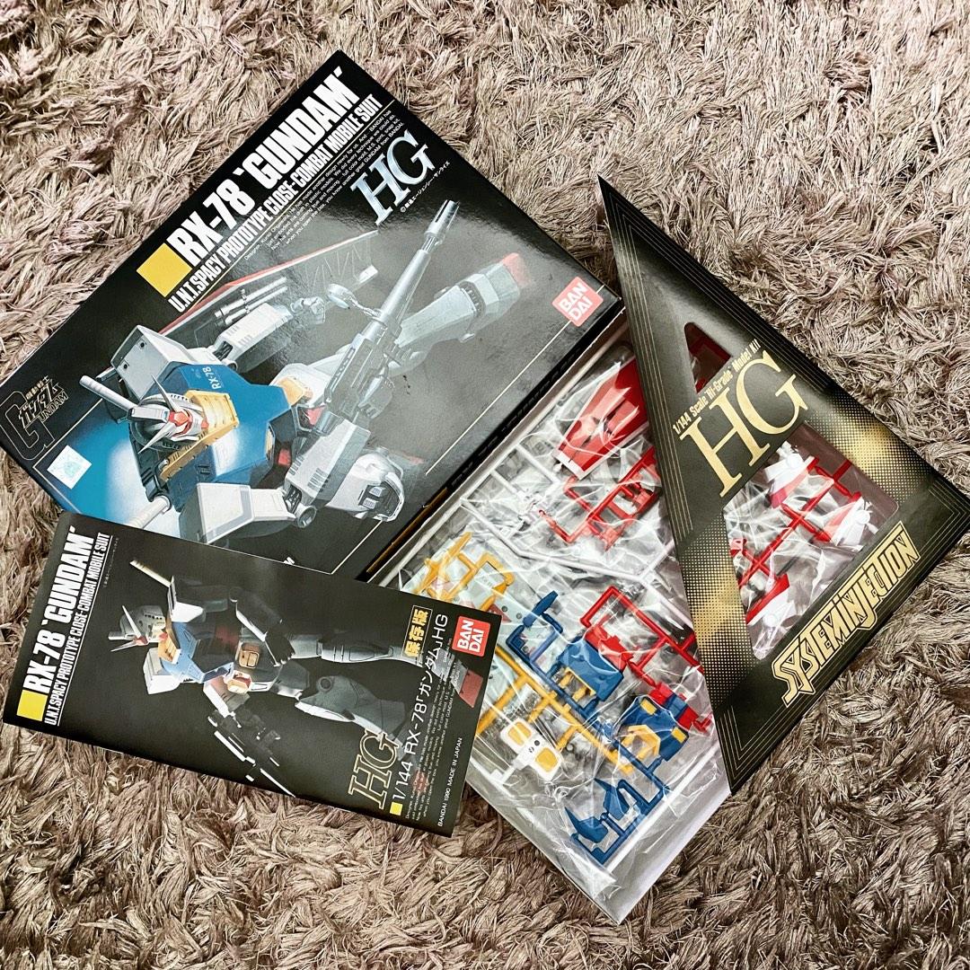 Vintage HG GUNPLA KITS (RX-78-2, MKII, ZETA & ZZ Gundam) 1990~1991 ...