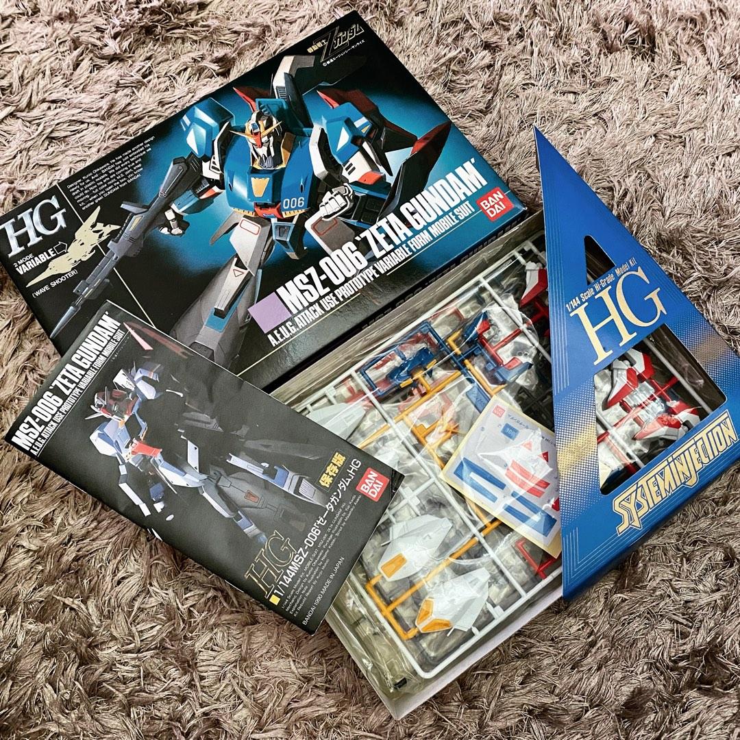 Vintage HG GUNPLA KITS (RX-78-2, MKII, ZETA & ZZ Gundam) 1990~1991 ...