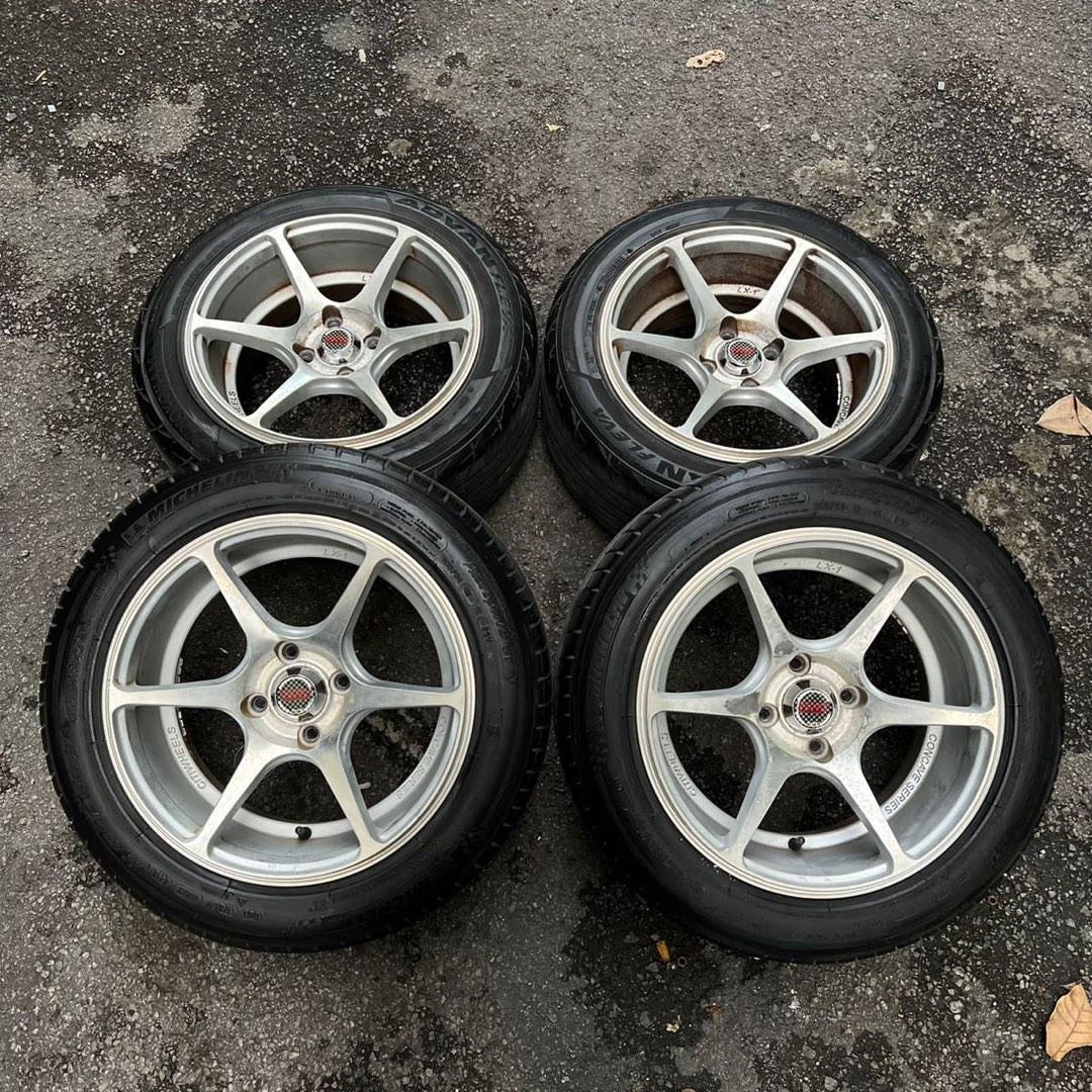 vossen 15 inch sports rim alza tyre 70%, Auto Accessories on Carousell