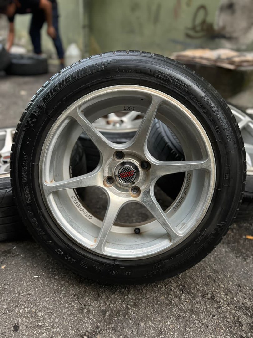 vossen 15 inch sports rim alza tyre 70%, Auto Accessories on Carousell