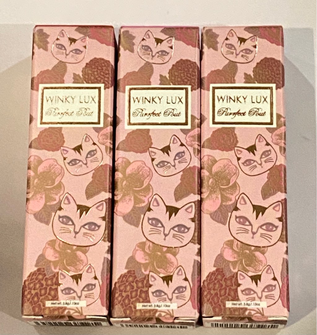 WINKY LUX Lipstick cat design - 950 each, Beauty & Personal Care, Face ...