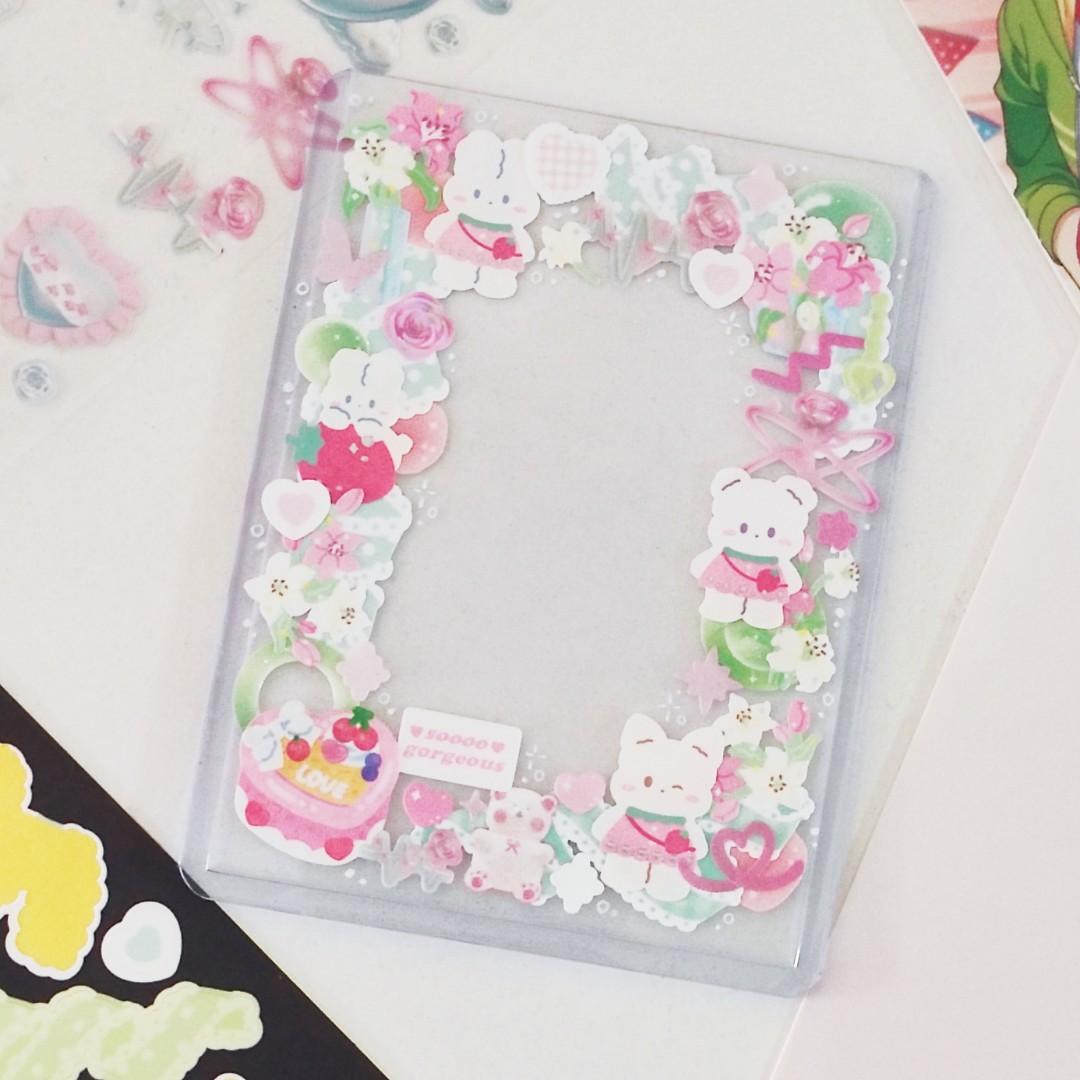 WTS/LFB Kpop Anime Photocard instock toploaders decorated stickers ...