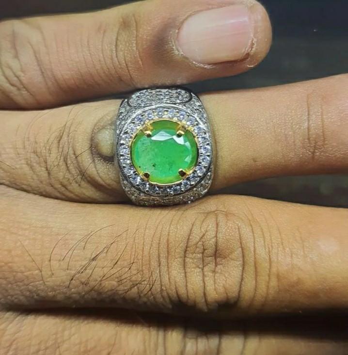 Zamrud Colombia sertifikat, Antik, Jam & Perhiasan di Carousell