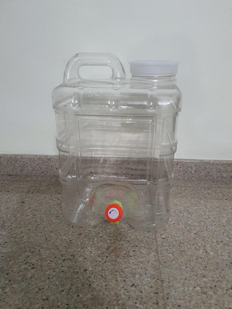 20L water storage container with hose attachment, tap & lid - water ...