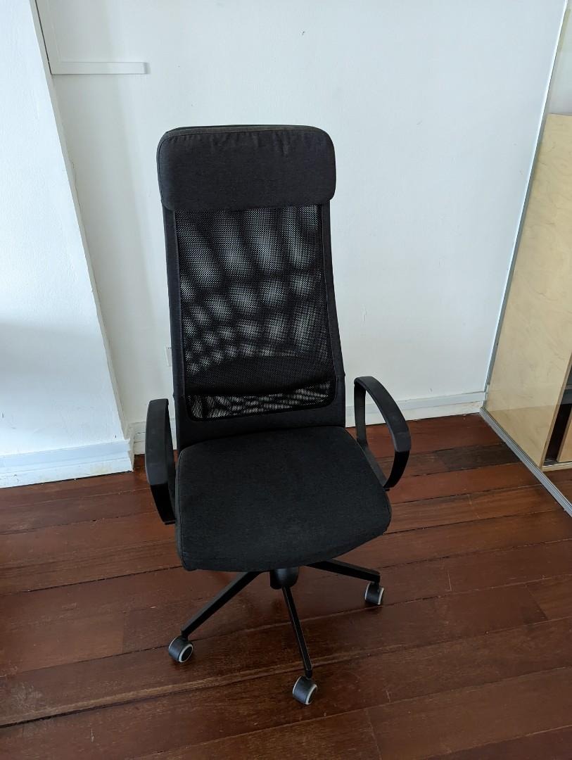 2 x Ikea Markus chairs, Furniture & Home Living, Furniture, Chairs on ...