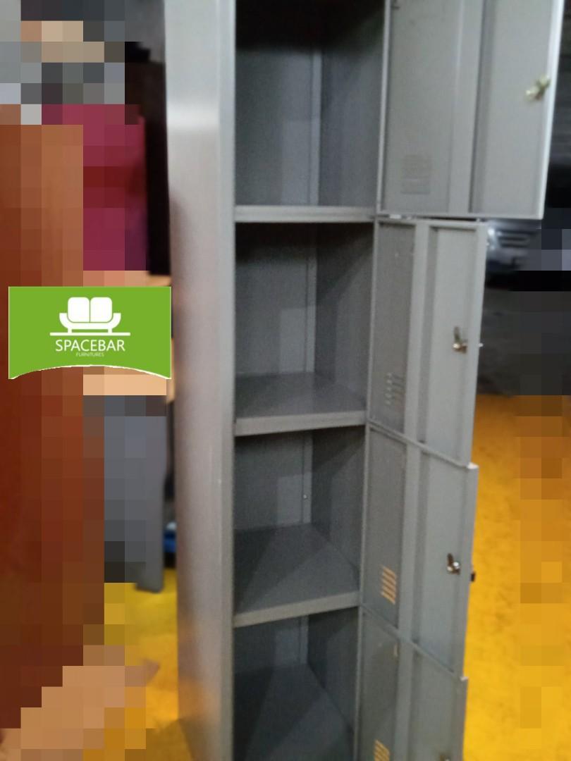 4 Door Steel Locker Cabinet, Furniture & Home Living, Furniture ...