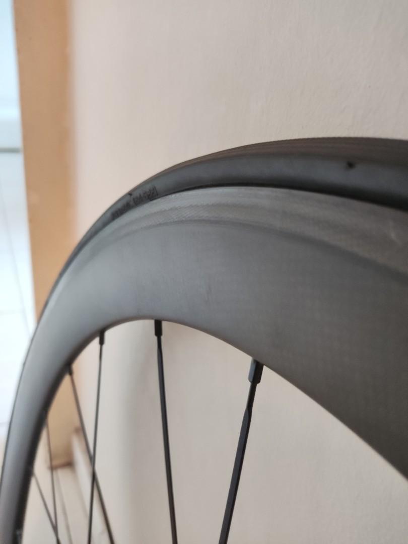 50mm Powerway Carbon Wheels for road bike, Sports Equipment, Bicycles ...