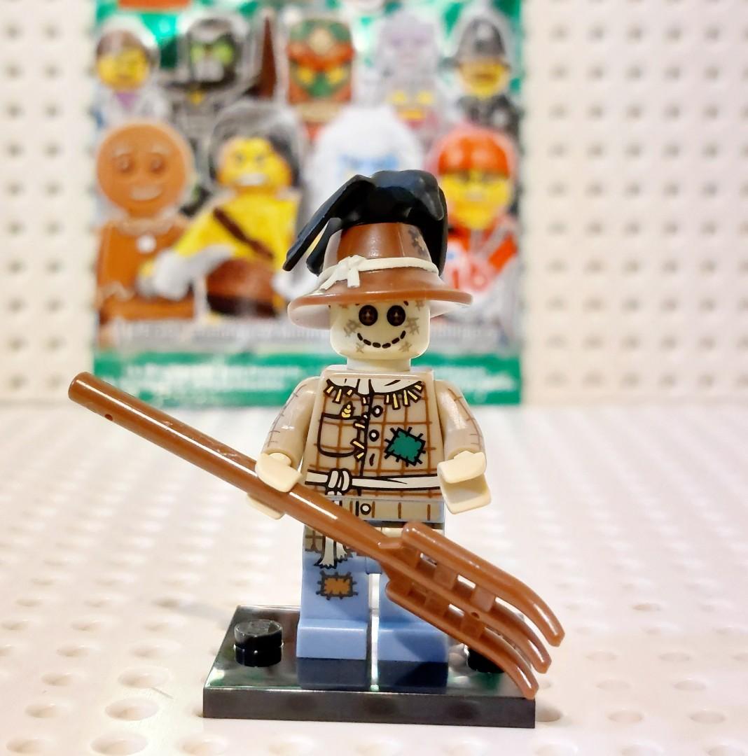 全新已開袋確認 未砌 lego 71002 series 11 minifigures - no. 2 稻草人 人仔 連底板 蛋紙 蛋袋 ...