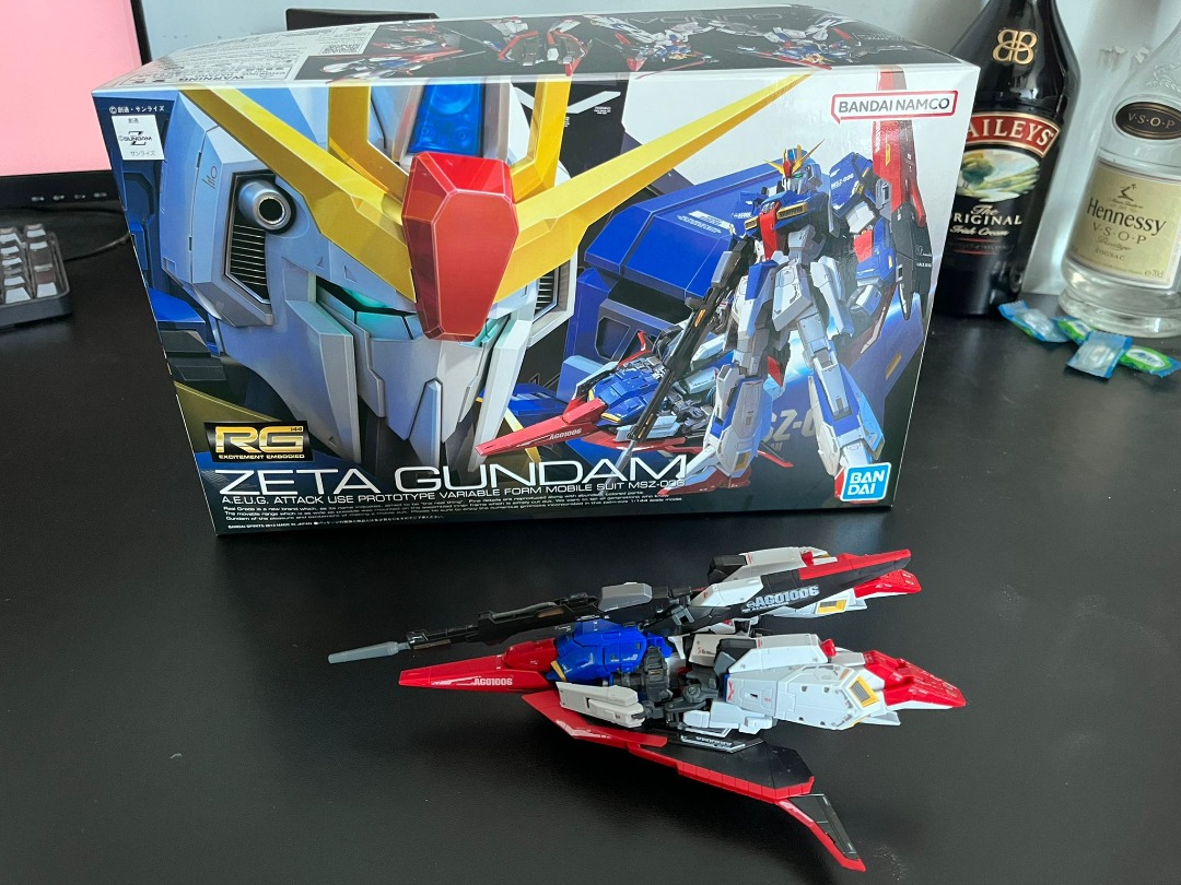 完成品 RG 1/144 Zeta Gundam MSZ-006, 興趣及遊戲, 玩具 & 遊戲類 - Carousell