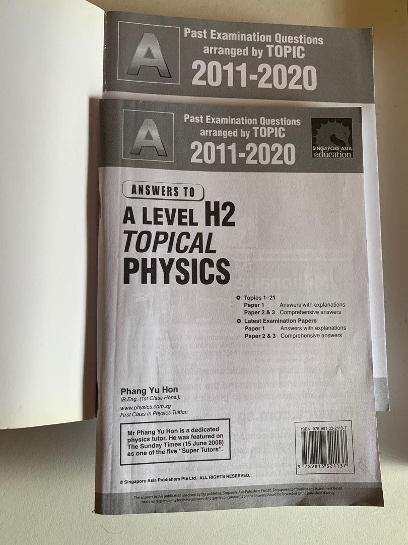 A level H2 Topical physics (2011-2020), Hobbies & Toys, Books ...
