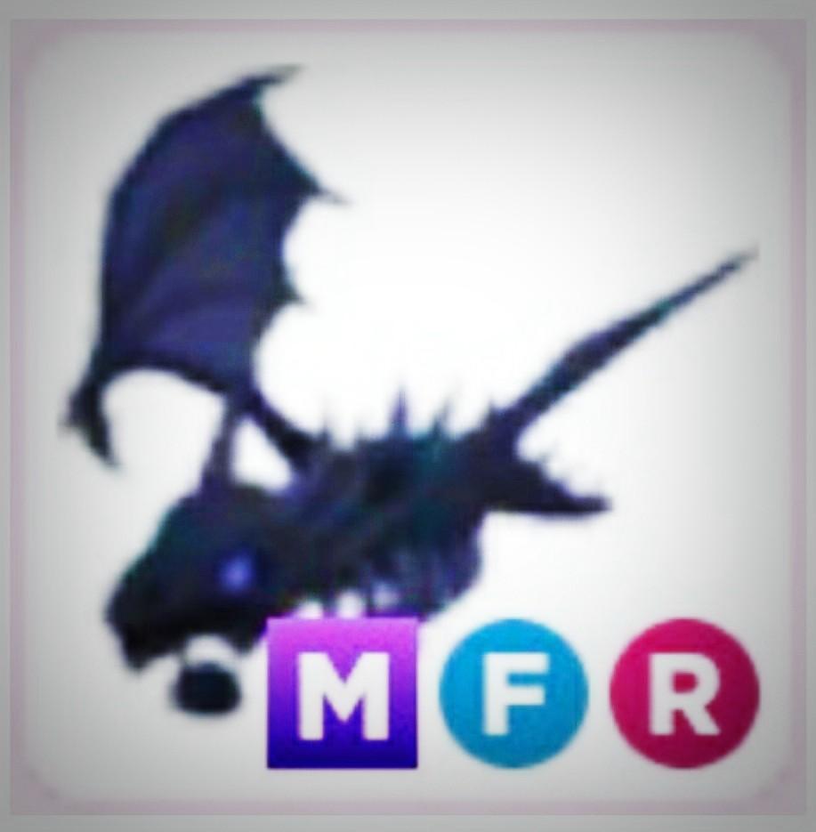 Adopt me Mega Shadow Dragon, Video Gaming, Gaming Accessories, In-Game ...