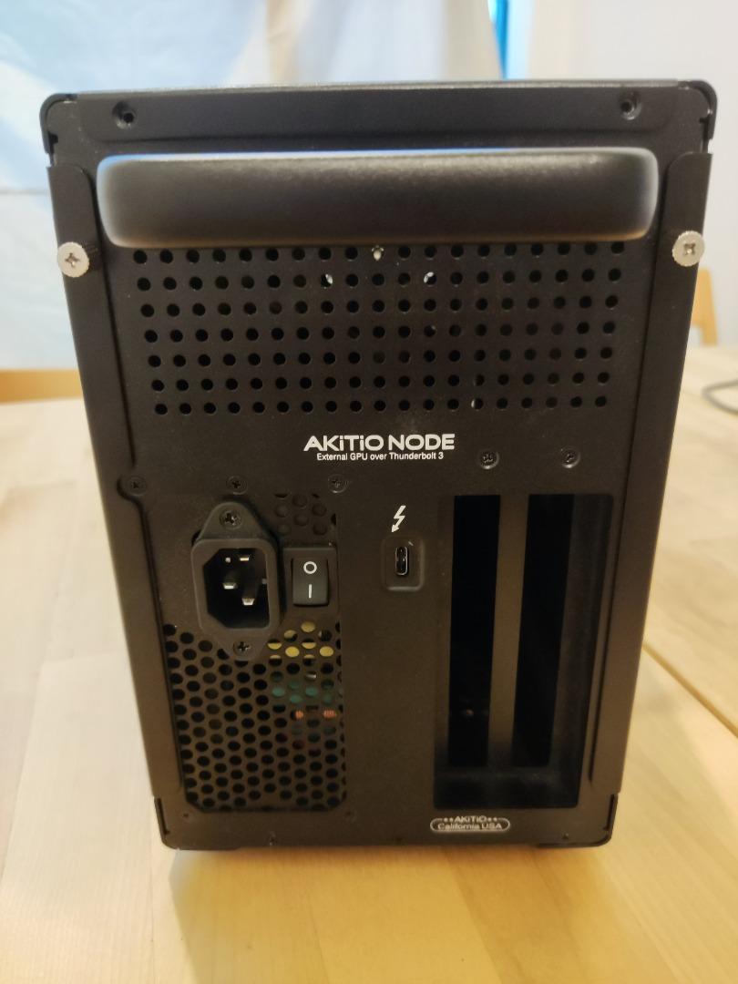 AKiTiO Node egpu 外接顯示卡轉接盒, 電腦＆科技, 電腦周邊及配件, 電腦周邊產品 - Carousell