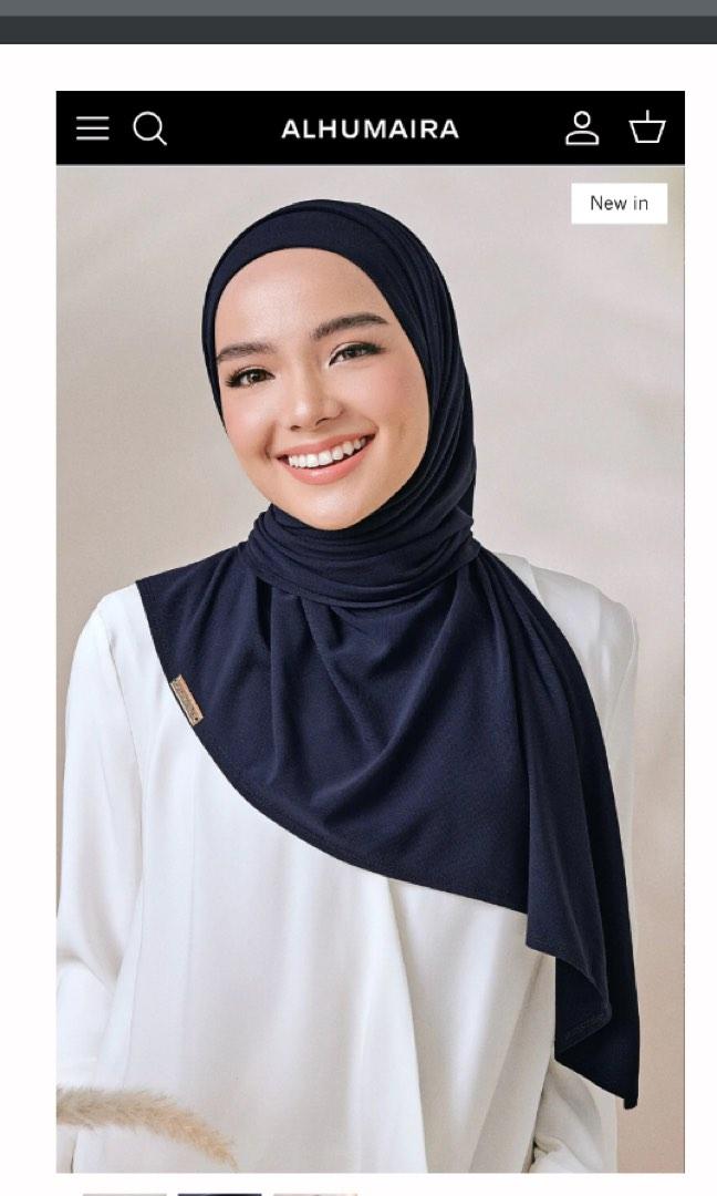 ALHUMAIRA STELLA INSTANT SHAWL, Women's Fashion, Muslimah Fashion ...