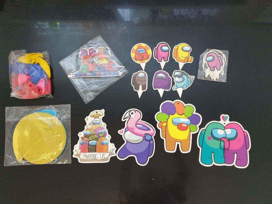 Among Us birthday pack bundle, Everything Else on Carousell