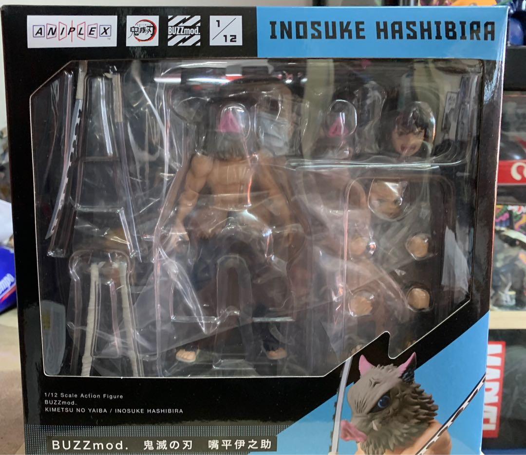 Aniplex Buzzmod 嘴平伊之助 鬼滅之 刃, 興趣及遊戲, 玩具 & 遊戲類 - Carousell