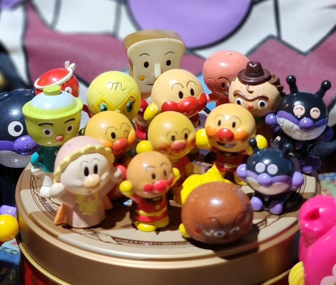 Anpanman Figures Mini Figures and bag, Hobbies & Toys, Toys & Games on ...