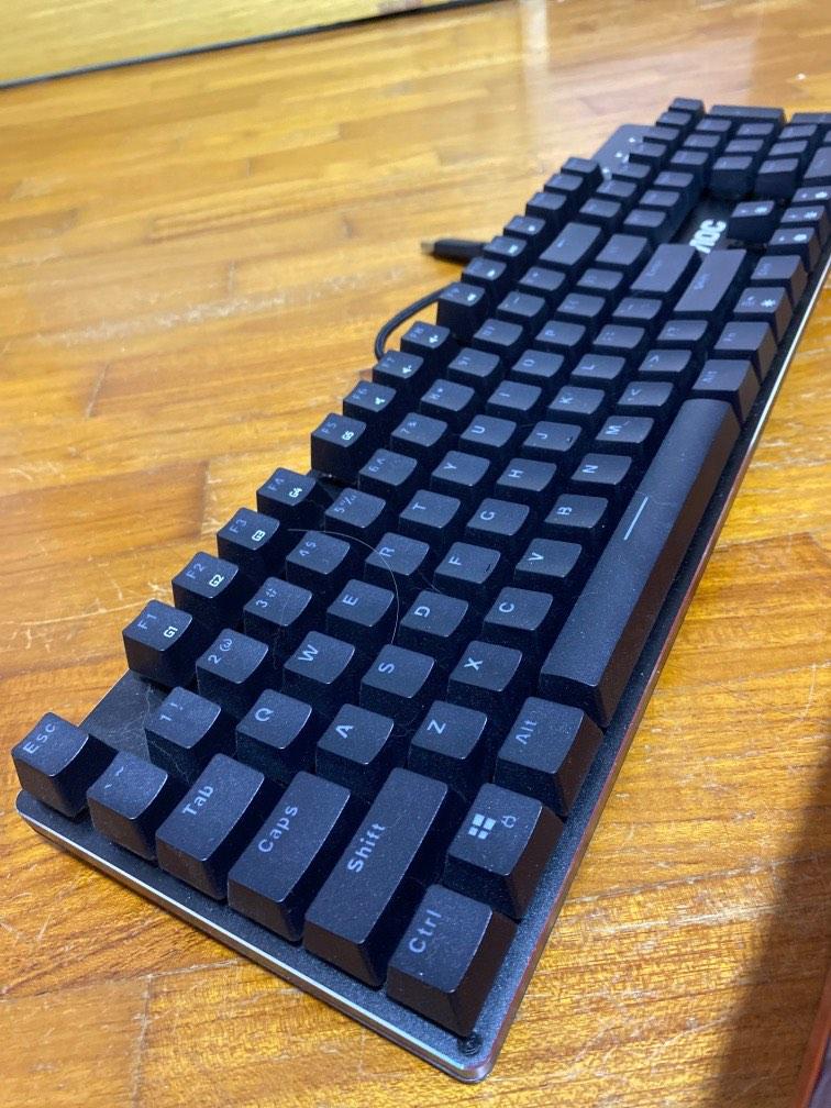 AOC GK500 RGB Backlit Mechanical Keyboard on Carousell
