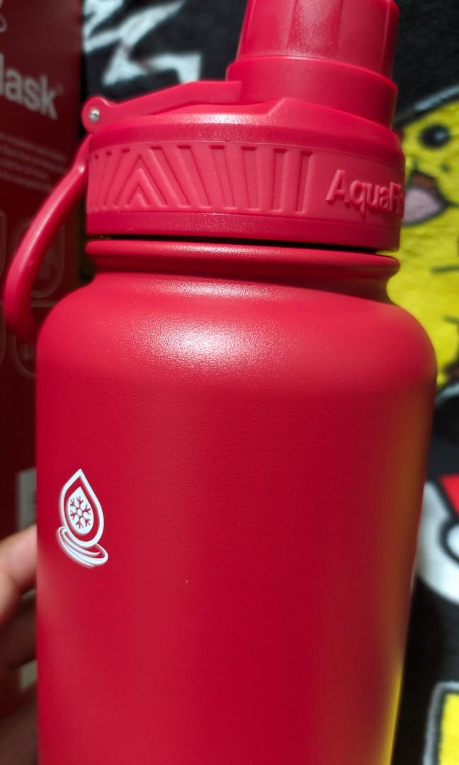 AquaFlask 32oz Cherry Red (Original), Furniture & Home Living ...