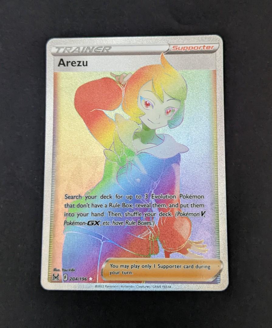 Arezu Rainbow FA Trainer Lost Origin Pokemon Card Tcg, Hobbies & Toys ...