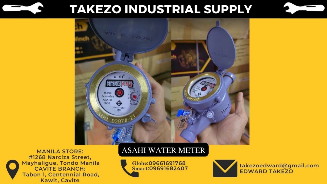 Asahi Water Meter, Commercial & Industrial, Industrial Equipment on ...