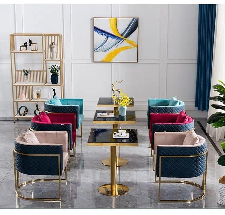 ASPEN Modern Contemporary Cafe Velvet Armchair @ 217 Kallang Bahru #04 ...