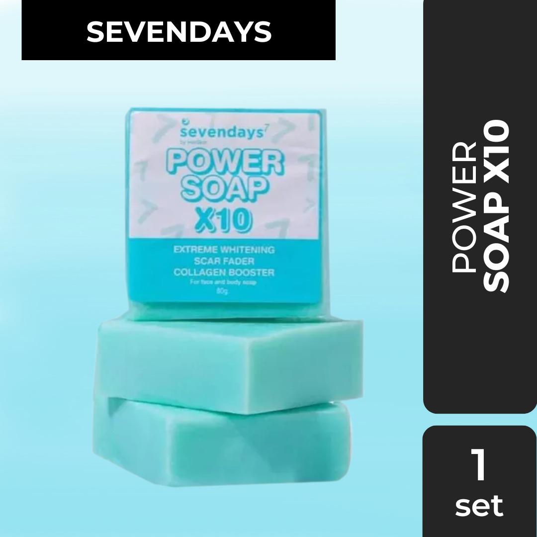 Authentic Sevendays by HerSkin Power Soap X 10, Beauty & Personal Care ...