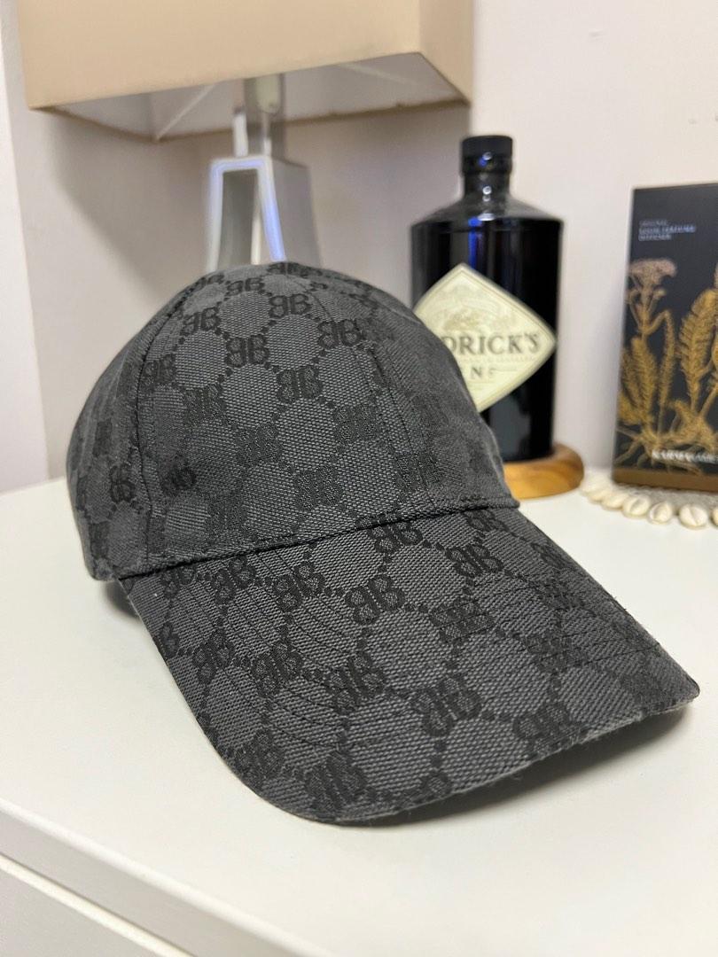 Balenciaga Hacker Cap Black, Men's Fashion, Watches & Accessories, Caps ...