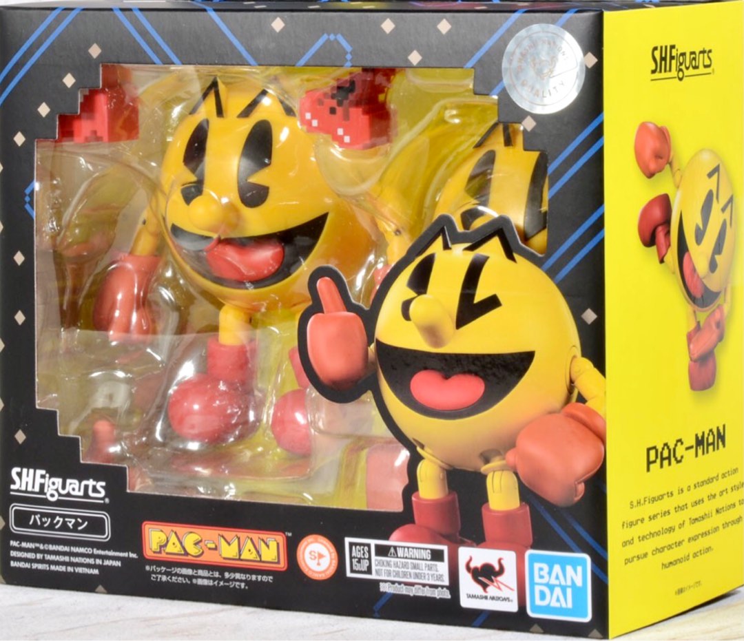 Bandai SHF S.H.Figuarts Pac-Man (Completed) 食鬼 行版 靚盒, 興趣及遊戲, 玩具 & 遊戲類 ...