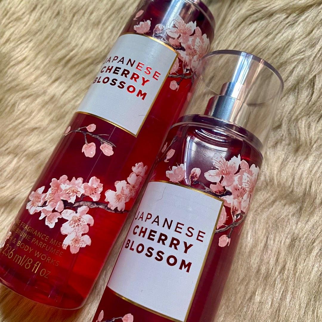 BBW Bath and Body Works Japanese Cherry Blossom Body Mist 236ml, Beauty & Personal Care, Bath ...