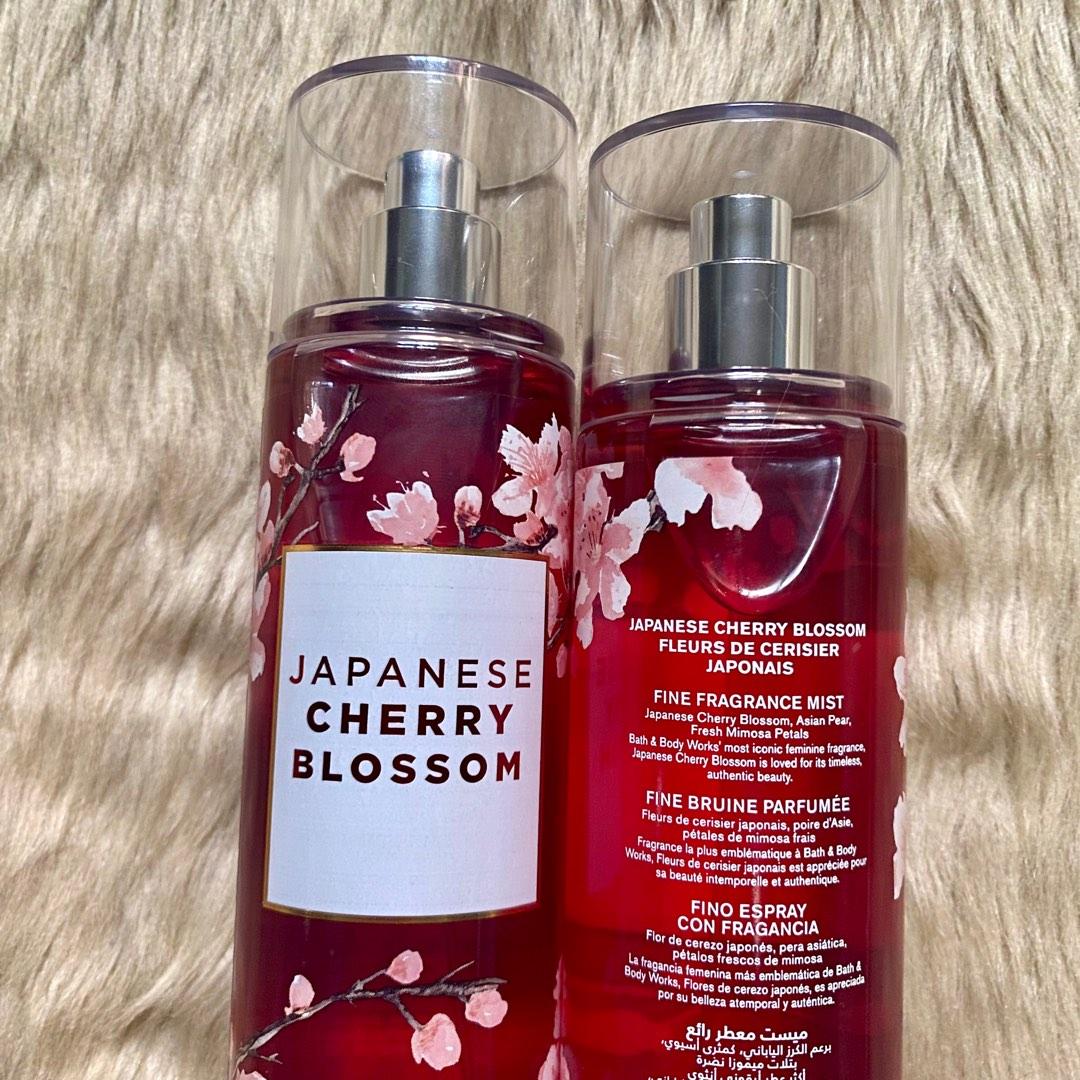 BBW Bath and Body Works Japanese Cherry Blossom Body Mist 236ml, Beauty & Personal Care, Bath ...