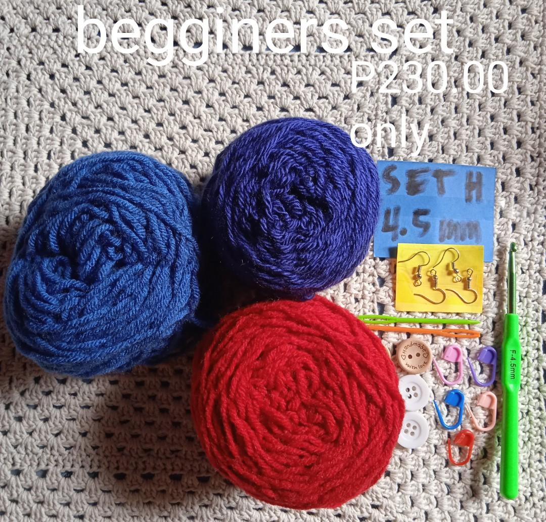 beginners set complete set gantsilyo crochet, Hobbies & Toys ...