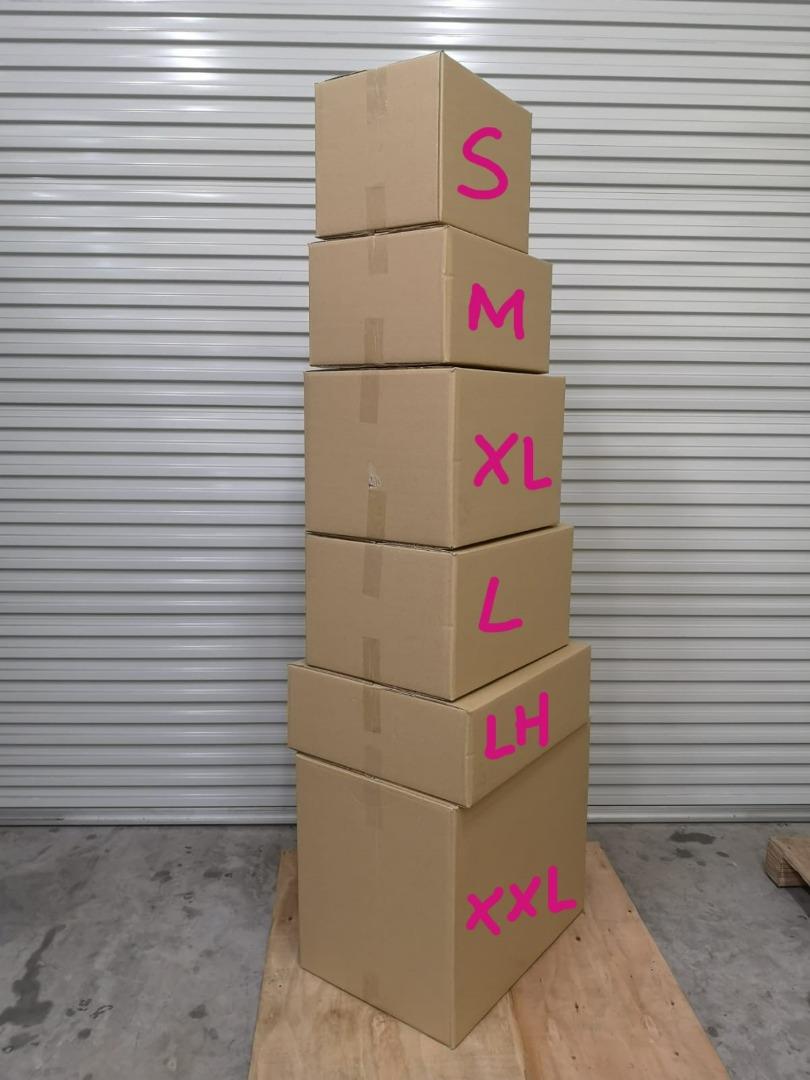 BIG CARTON BOXES - DOUBLE WALLED - BRAND NEW (MANY SIZES AVAIL ...