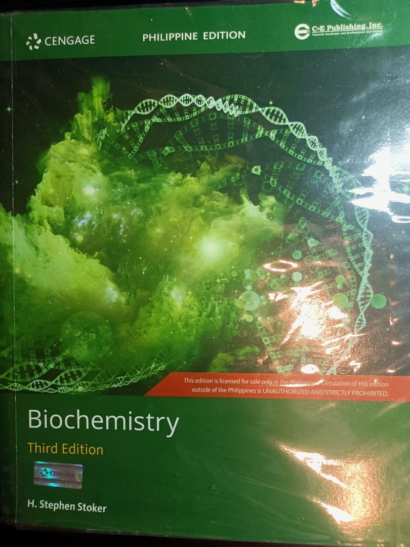 Biochemistry Third Edition by H. Stephen Stoker, Hobbies & Toys, Books ...