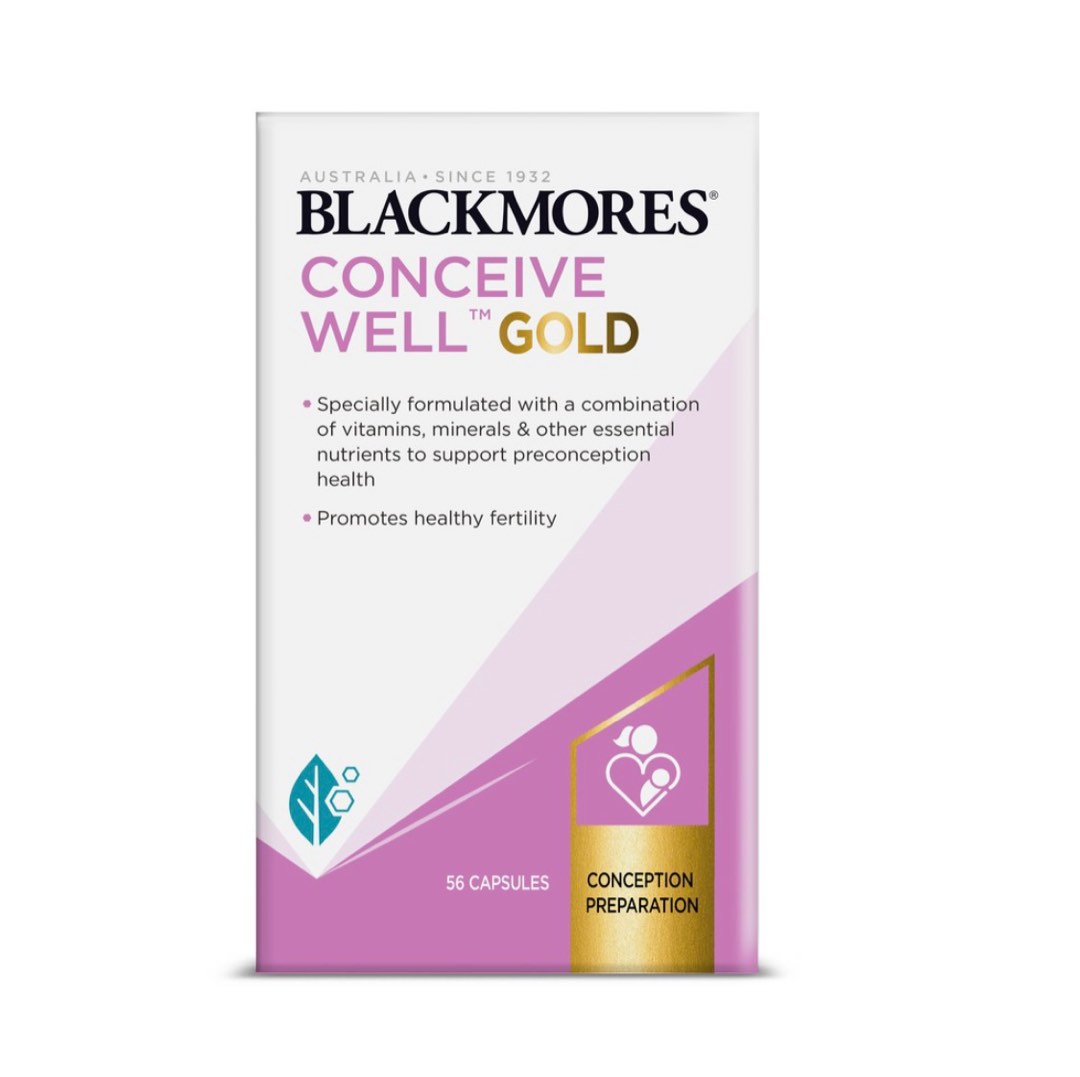 Blackmores Conceive Well Gold, Health & Nutrition, Health Supplements ...