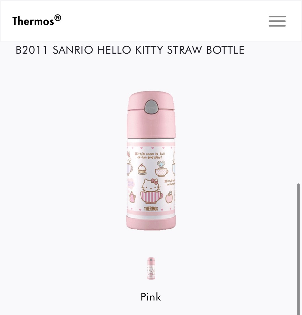 BN Thermos Hello Kitty Flask, Furniture & Home Living, Kitchenware & Tableware, Water Bottles ...