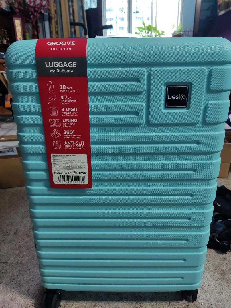 Like new Besico Blue 28" Quality luggage from Phuket big C, Hobbies ...
