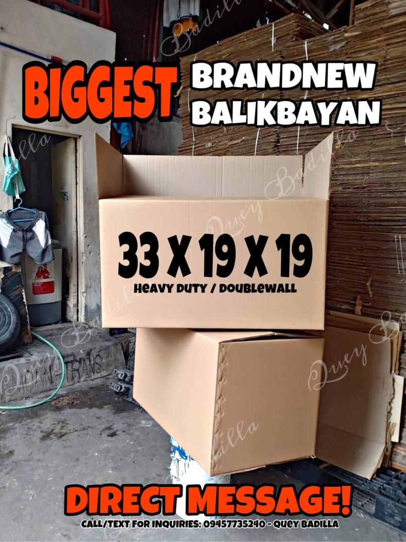 Brandnew BIGGEST Balikbayan Box, Furniture & Home Living, Home ...