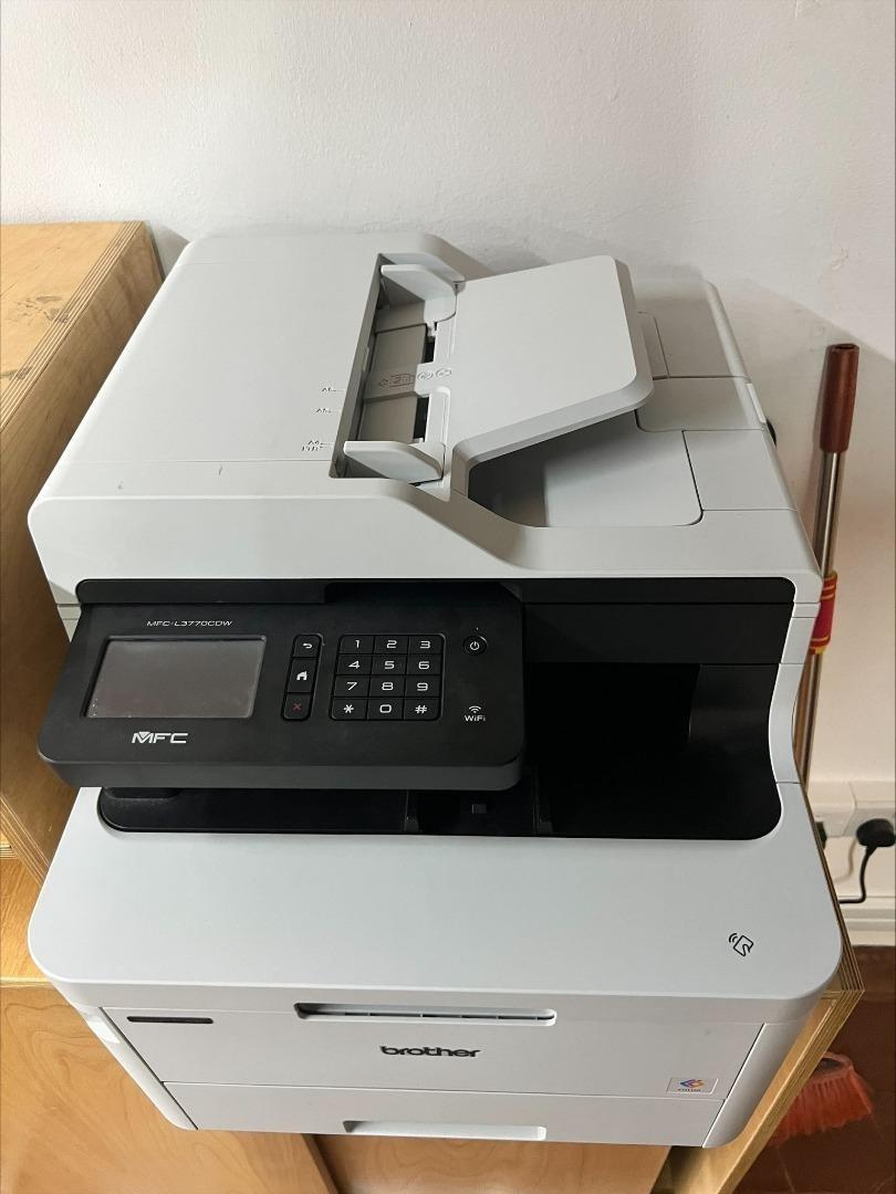 Brother MFC-L3770CDW Color laser printer, scanner and copier with Wi-Fi ...