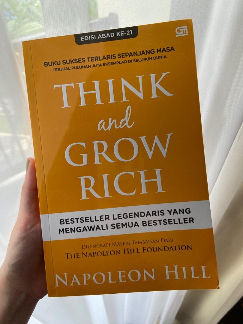 Buku Think And Grow Rich by Napoleon Hill - 100% original Gramedia!, Buku & Alat Tulis, Buku di ...