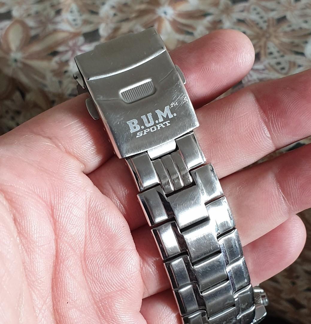 BUM chronograph men quartz watch, 43mm diameter, Luxury, Watches on ...